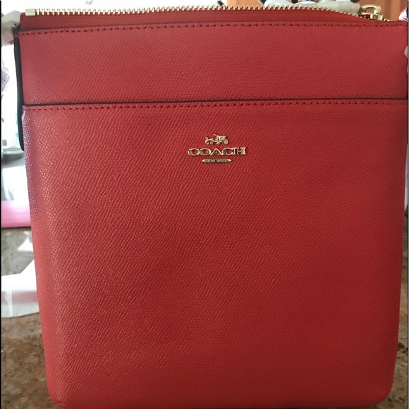 Coach | Bags | Coach Red Crossbody | Poshmark
